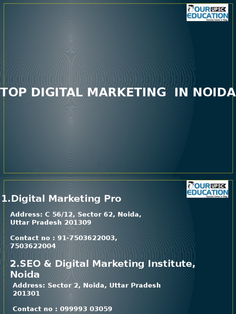 Top Digital Marketing in Noida | PDF | Business | Finance & Money ...