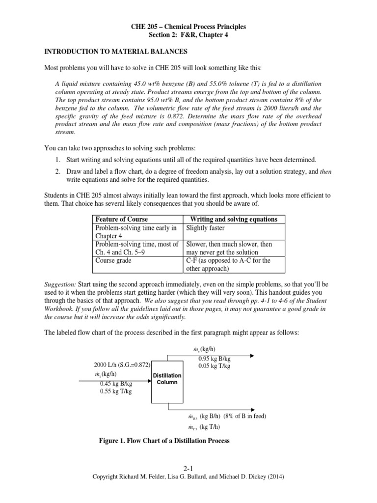 Material Balance (Purge Etc) | PDF | Science & Mathematics | Technology ...