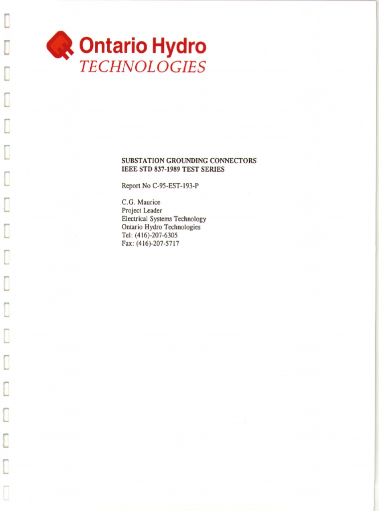 Ontario Hydro - IEEE 837 Compliance PDF | PDF