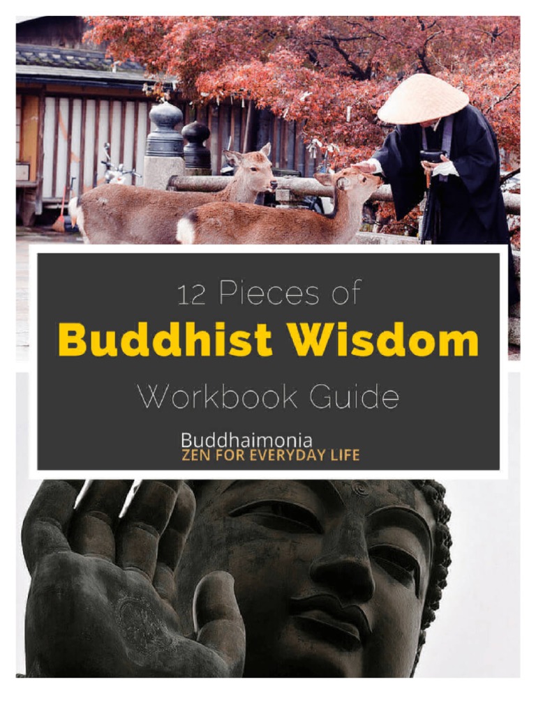 12 Pieces of Buddhist Wisdom Workbook Guide | PDF | Mindfulness ...