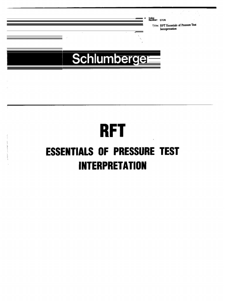 RFT - Essentials of Pressure Test Interpretation | PDF | Permeability ...