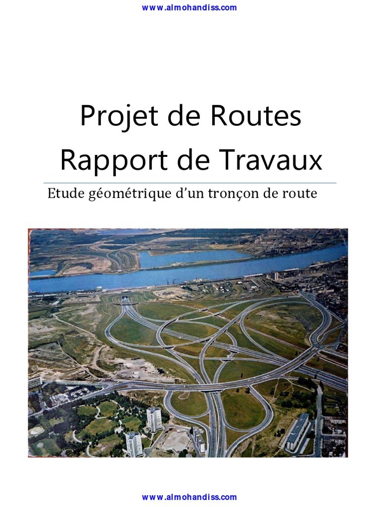 Étude géométrique d'un tronçon routier | PDF | Technologie et ingénierie