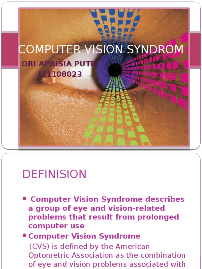 Computer Vision Syndrom | PDF | Human Eye | Visual System