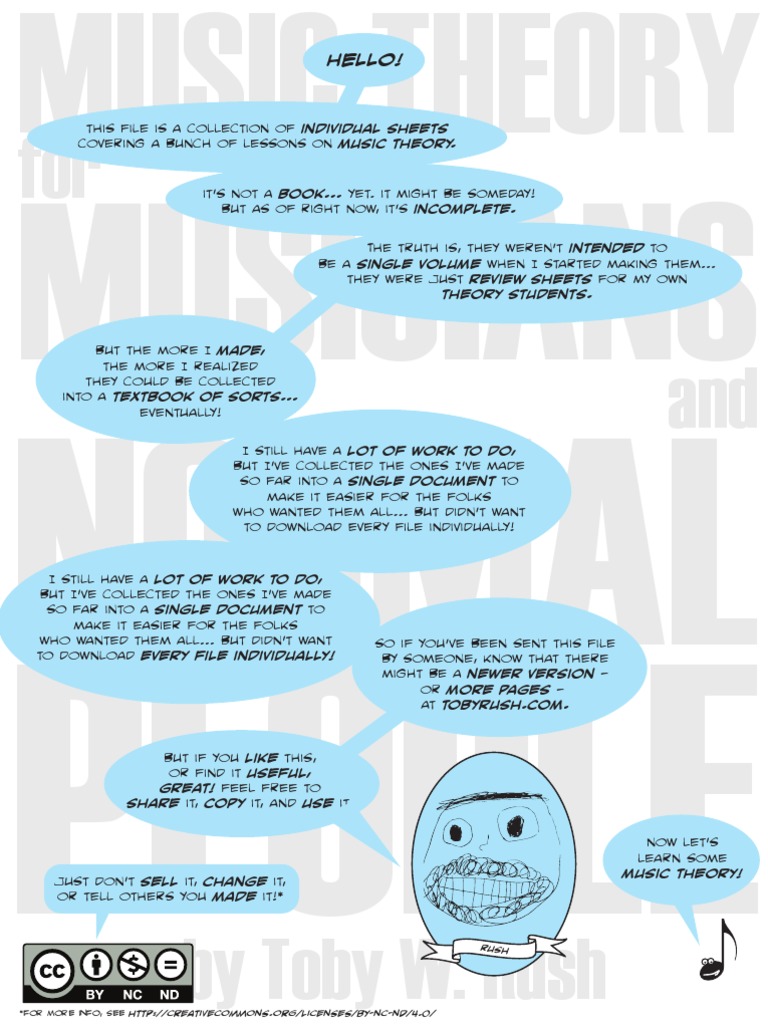 Music Theory For Normal People | PDF | Interval (Music) | Minor Scale