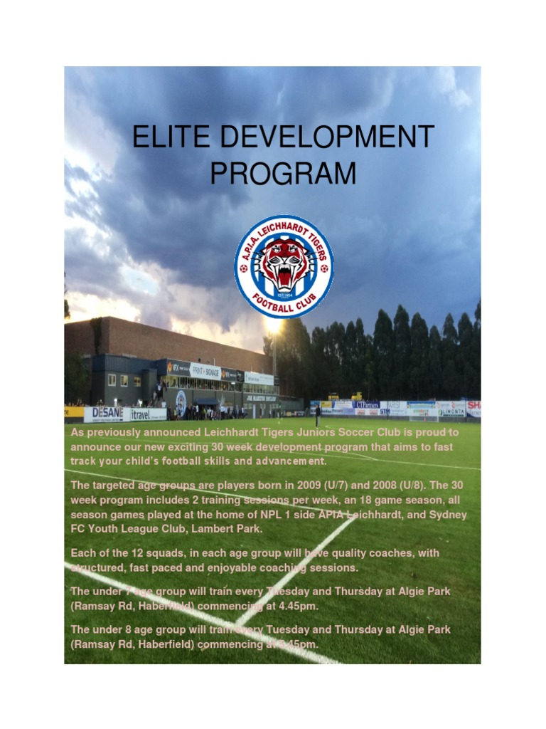 Elite Program Flyer PDF | PDF