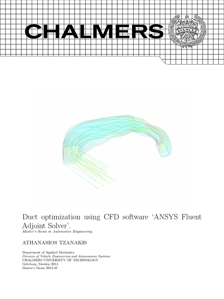 Duct Optimization with ANSYS Fluent Adjoint | PDF | Navier–Stokes ...