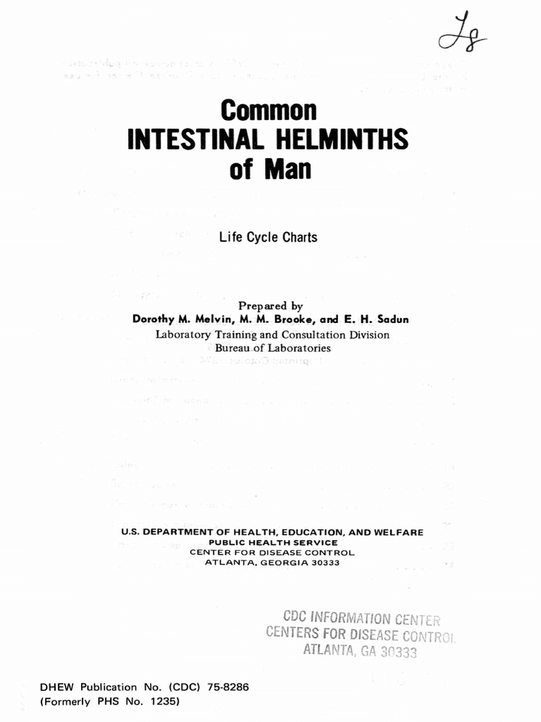 Common Intestinal Helminths of Man: Life Cycle Charts | PDF | Parasites ...