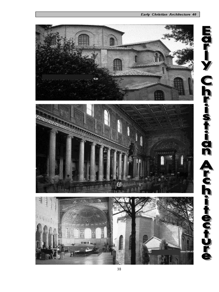 Early Christian Architecture Overview | PDF | Dome | Byzantine Empire