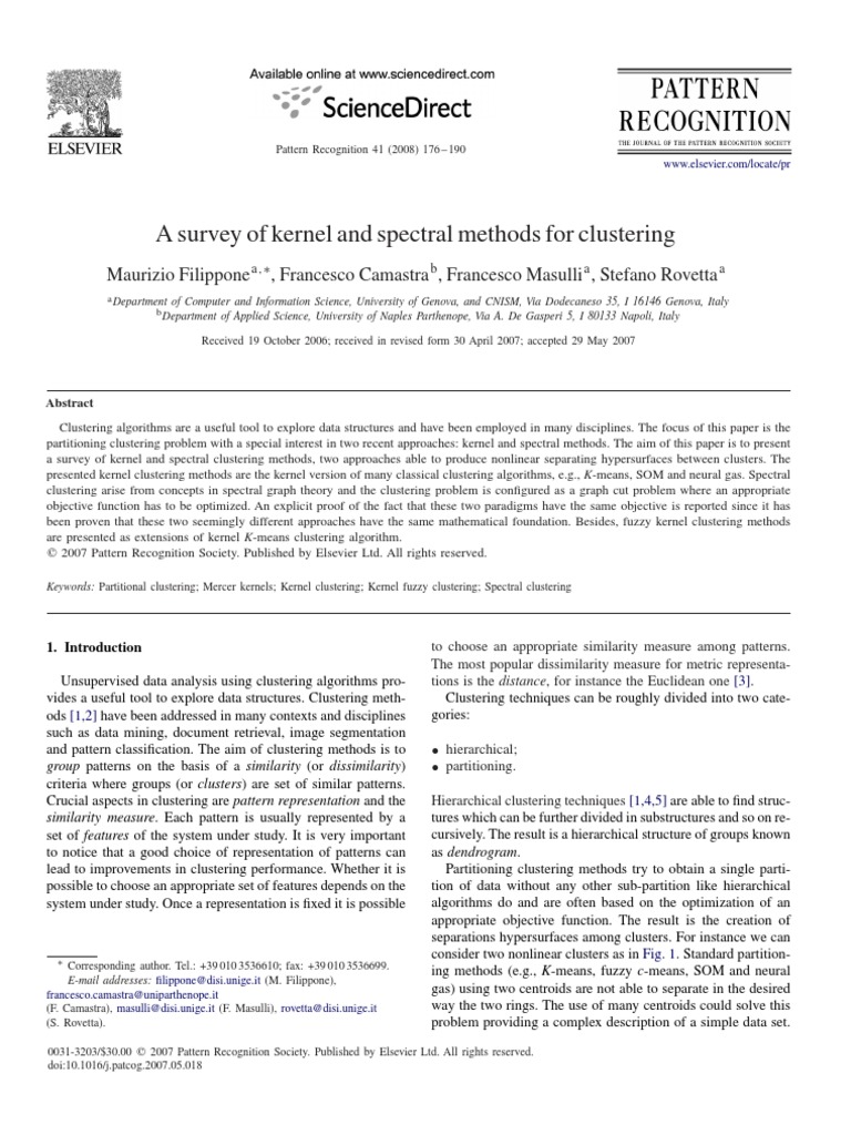 Machine Learning | PDF | Cluster Analysis | Eigenvalues And Eigenvectors Machine Learning | PDF | Cluster Analysis | Eigenvalues And Eigenvectors