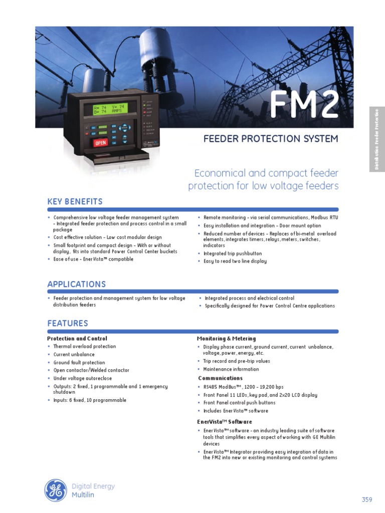 Feeder Protection System: Economical and Compact Feeder Protection For ...