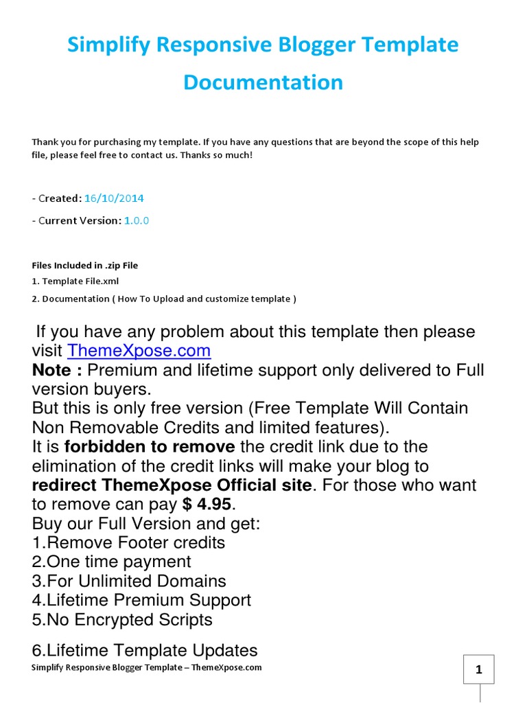 Simplify Documentation | PDF | World Wide Web | Internet & Web