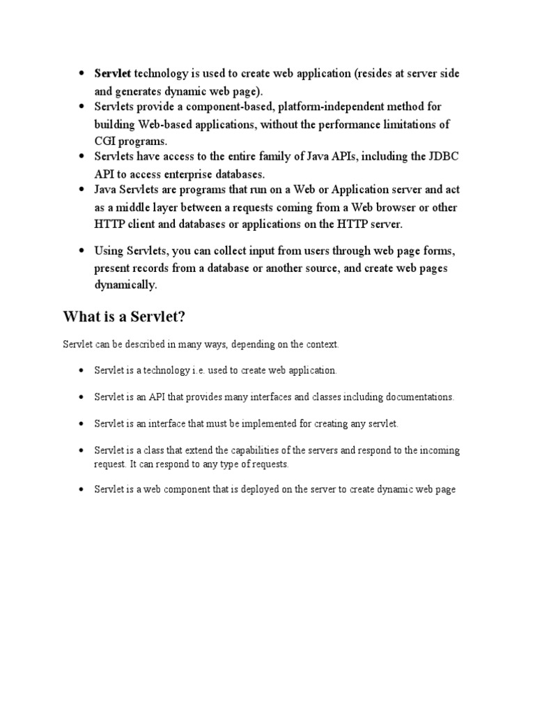 Introduction To Servlets | PDF | Java Servlet | Web Application