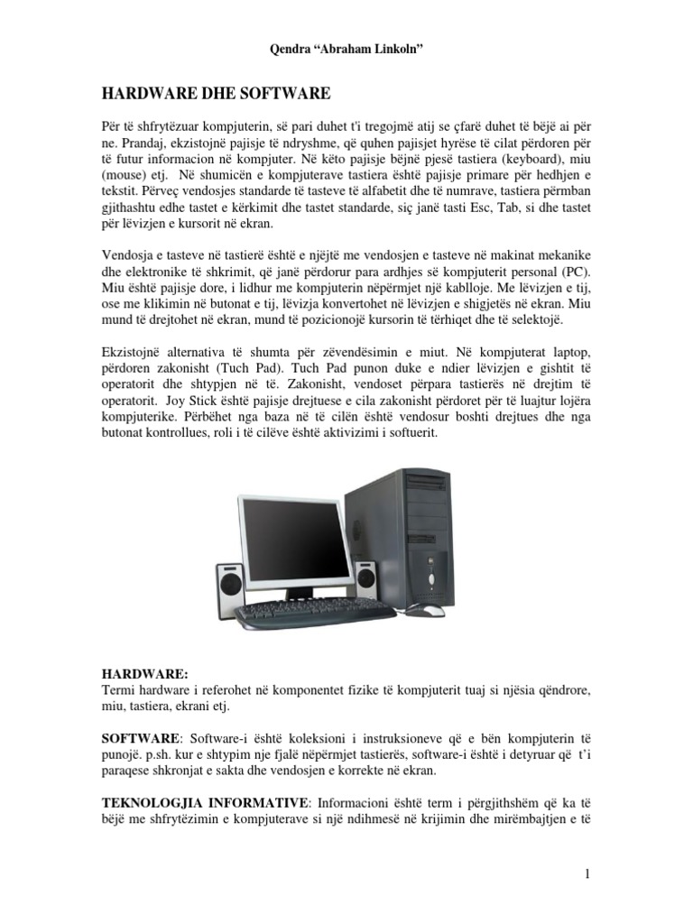 Hardware Dhe Software | PDF