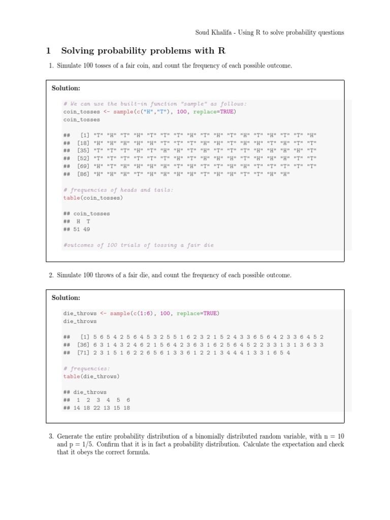 1 Solving Probability Problems With R: # We Can Use The Built-In ...