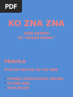 Kviz Znanja Za 5 Razred | PDF