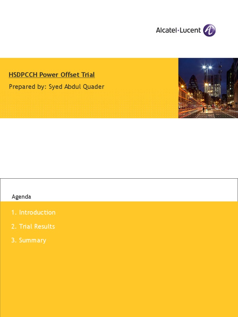 HSDPCCH Trial To Increase - Hsupa TH (T | PDF | High Speed Packet ...