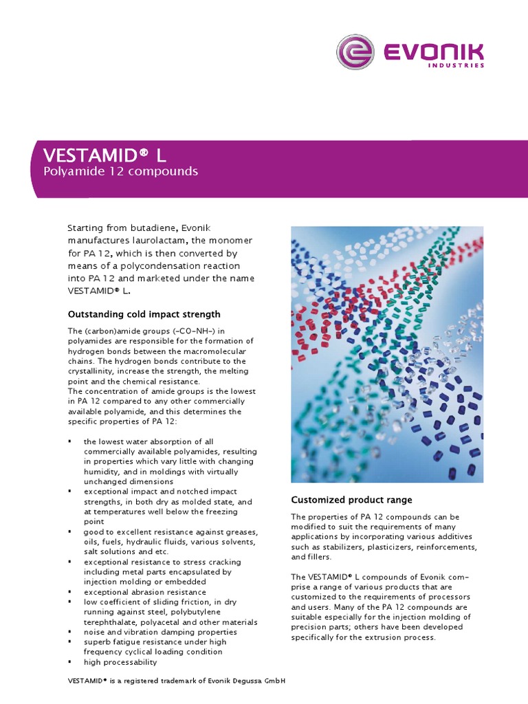 Vestamid l Polyamide 12 - Evonik | Wear | Friction