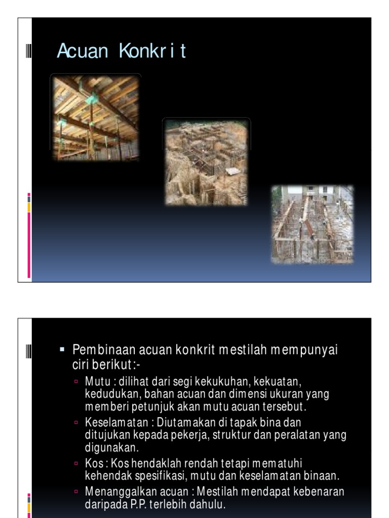 Acuan Konkrit | PDF