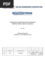 FHC Installation Method Statement | PDF | Risk Assessment | Safety