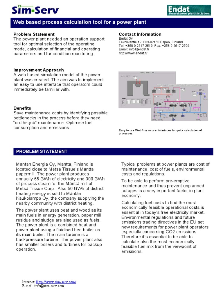 Web Prosim | Download Free PDF | Power Station | Computing