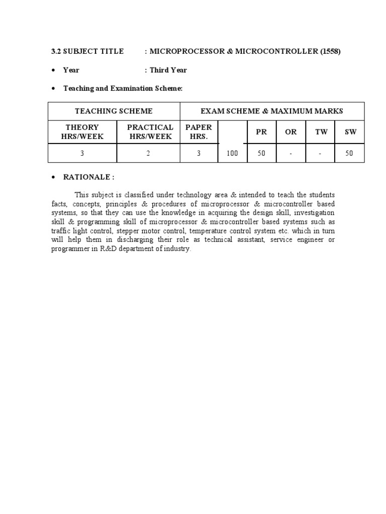 Microprocessor and Micro - Controller | PDF | Electronics | Input/Output