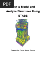 Etabs Modelling Procedure | PDF | Beam (Structure) | Column