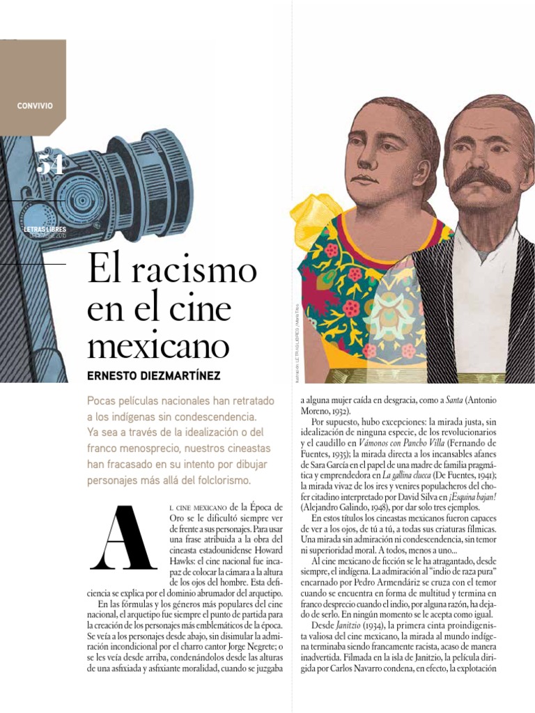 El Racismo en El Cine Mexicano Ernesto Diezmartinez | PDF | México ...