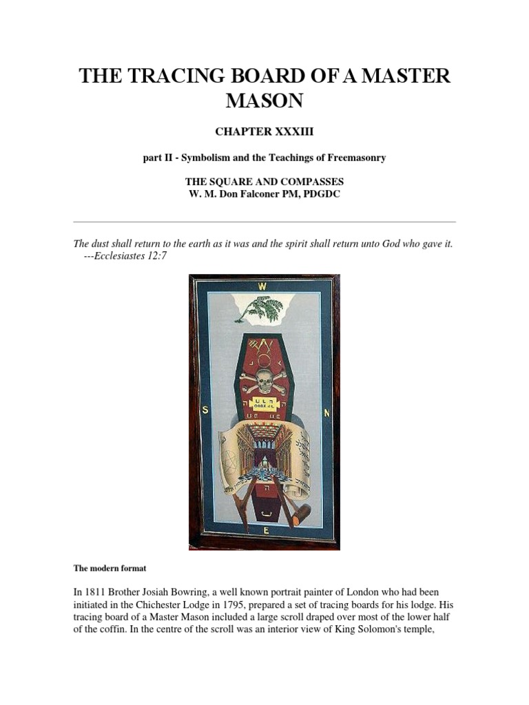 The Tracing Board of A Master Mason 3 GR | PDF | Tetragrammaton | Languages