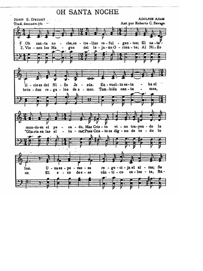 Oh Santa Noche | PDF