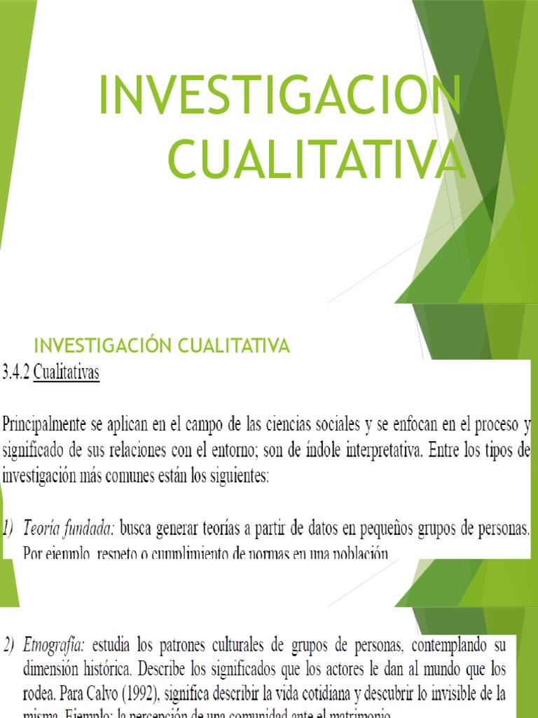 Investigacion Cualitativa | PDF | Razonamiento inductivo | Investigación cualitativa