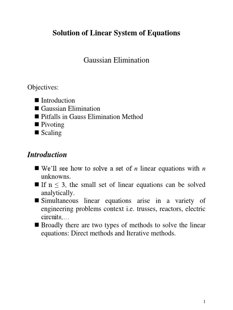 Numerical Methods Notes | PDF | Eigenvalues And Eigenvectors ...