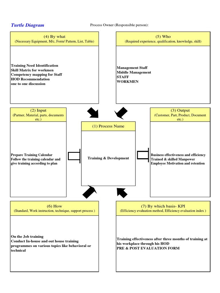 Turtle Diagram: (4) by What (5) Who | PDF
