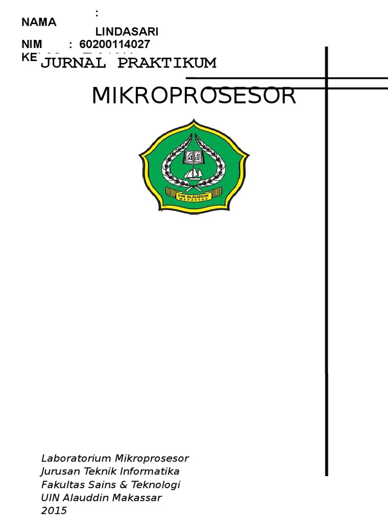 Jurnal Praktikum Mikroprosesor | PDF