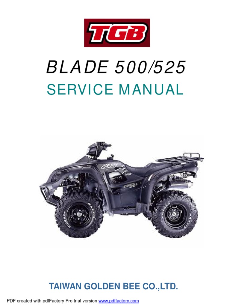 TGB Blade 500 | PDF | Carburetor | Throttle