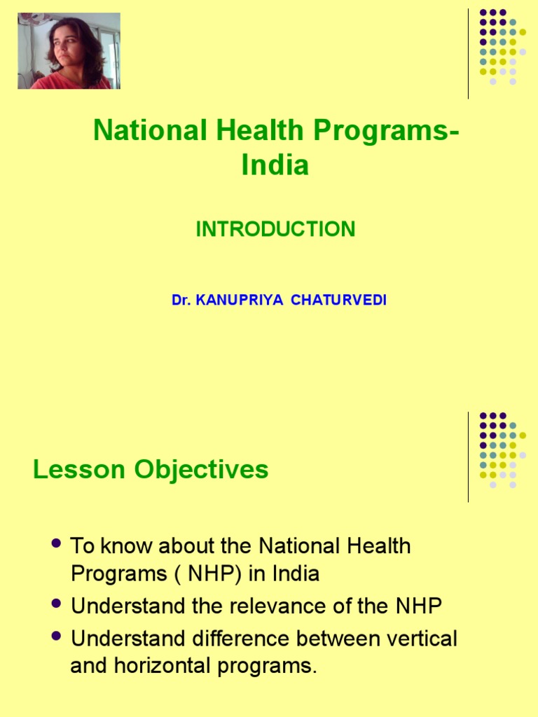 National Health Programme | PDF | Preventive Healthcare | Eradication ...