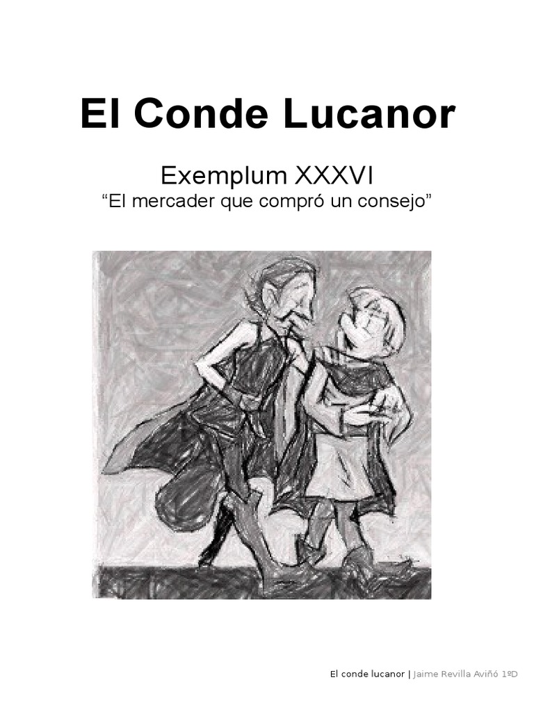 El Conde Lucanor Cuento 36 | Narración | Ficción y literatura
