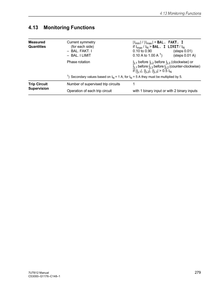 7UT612 Manual Part26 | PDF | Technology & Engineering