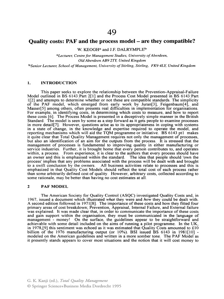PAF Model | Systems Science | Systems Theory
