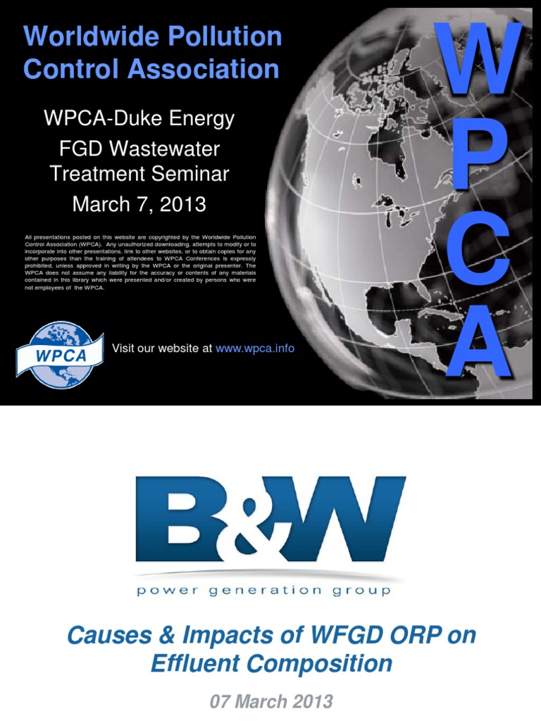 Causes and Impact of WFGD ORP | PDF | Redox | Physical Chemistry