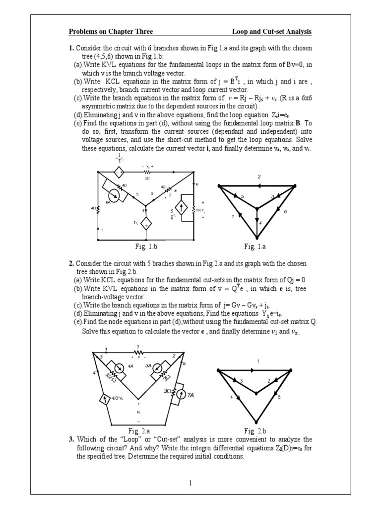 Cut Set Matrix | Electrical Network | Matrix (Mathematics)