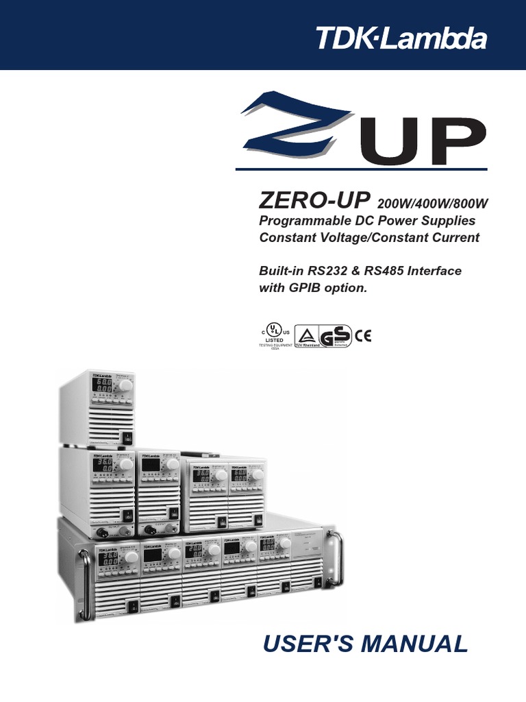 Zup Usermanual | PDF | Power Supply | Mains Electricity