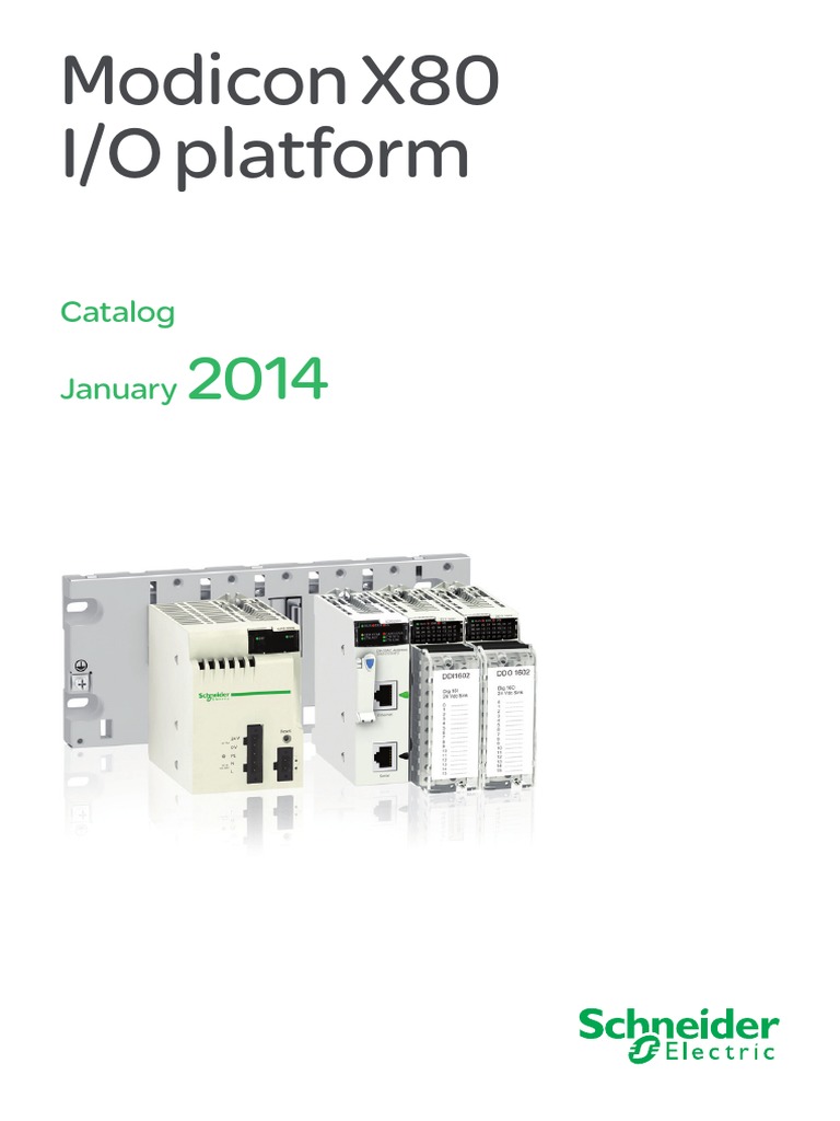 Modicon X80 I O Platform | PDF | Power Supply | Electrical Connector