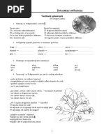 Test de Evaluare Initiala Clasa A III A LB Romana | PDF