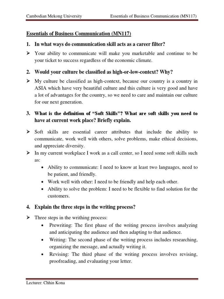 Essentials of Business Communication | PDF | Communication | Semiotics