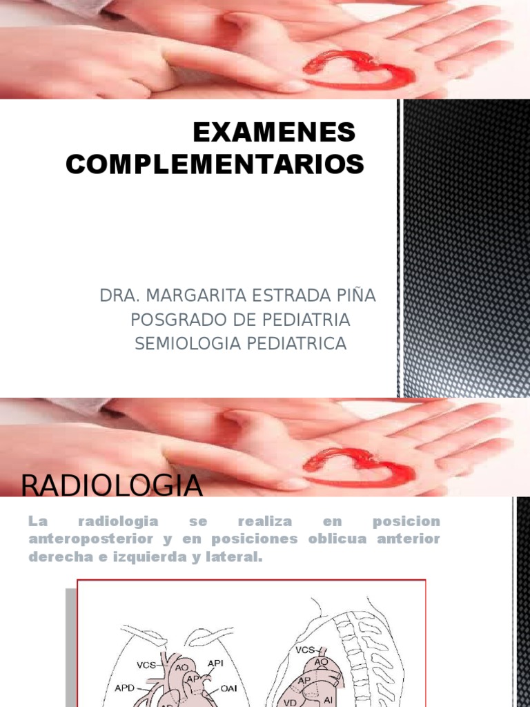 Examenes Complementarios | PDF | Corazón | Sistema cardiovascular