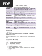 Chemical Bonding Test Review | PDF | Chemical Bond | Chemical Polarity