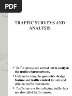 Traffic Volume Count Survey | PDF | Traffic | Road Transport