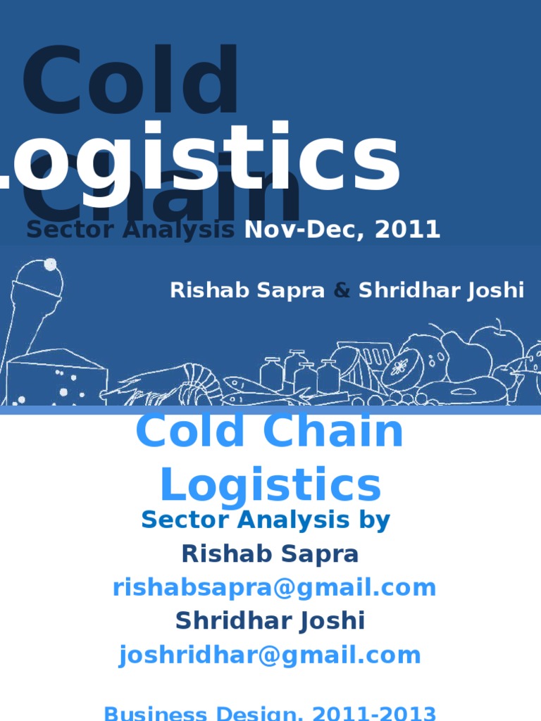 Cold Chain Logistics | PDF | Refrigeration | Warehouse