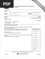 Cambridge Primary Checkpoint Science P1 Specimen 2012 | PDF | Earth | Water