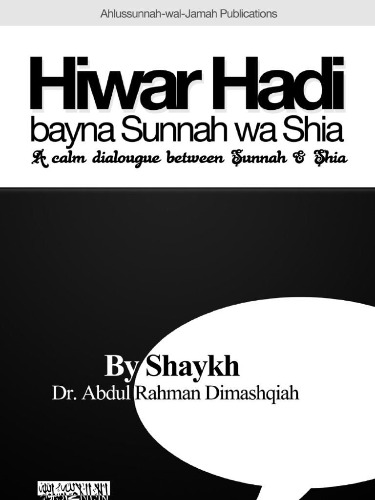 Hiwar Hadi Bayna Sunnah Wa Shia (English) | PDF | Hadith | Shia Islam